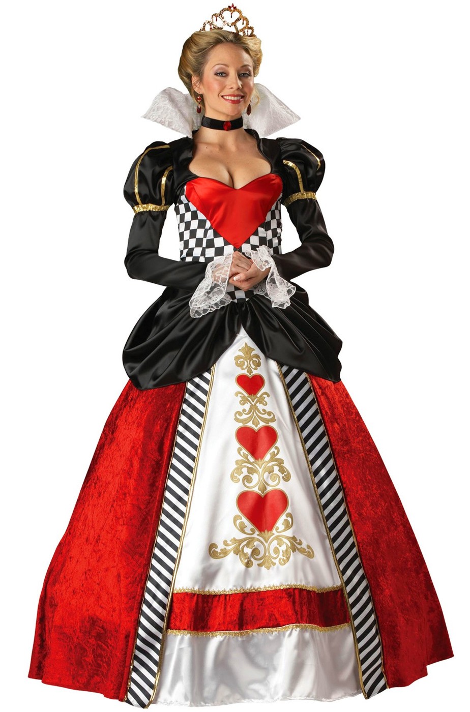 Vestito di Carnevale da donna Regina di Cuori di Alice cinematografico