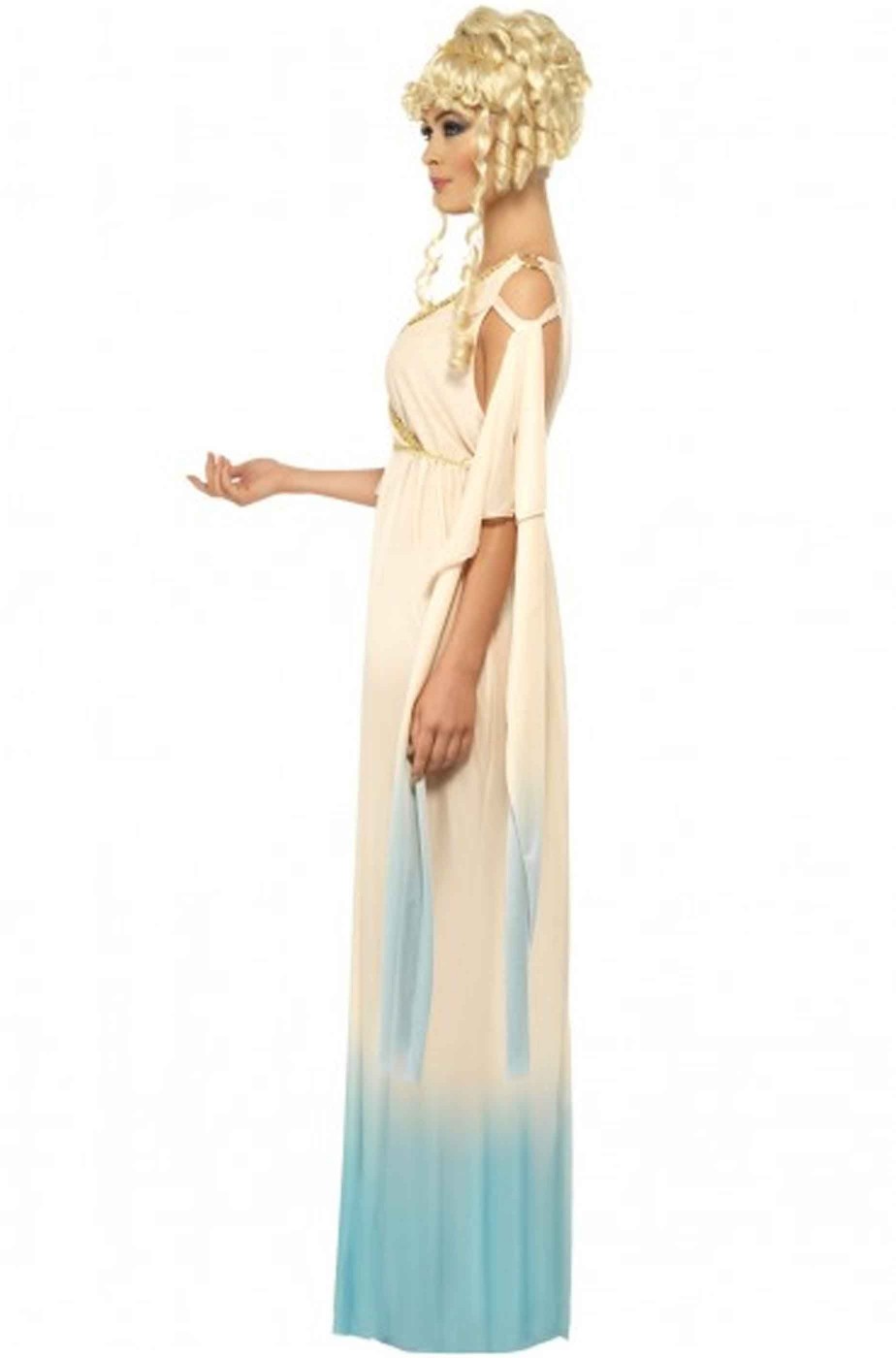 Costume donna Afrodite greca o romana adulto classico lungo