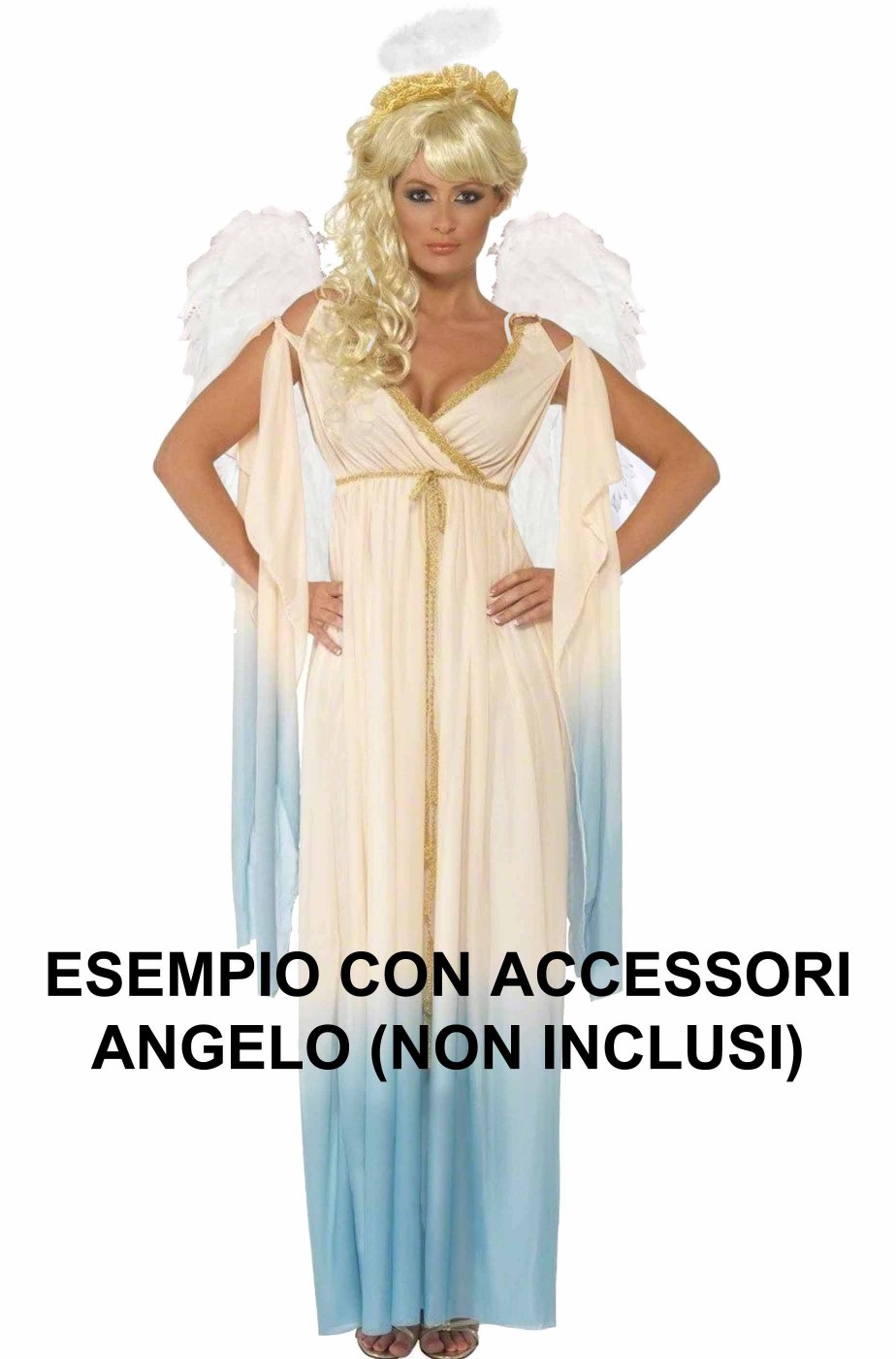 Costume donna Afrodite greca o romana adulto classico lungo