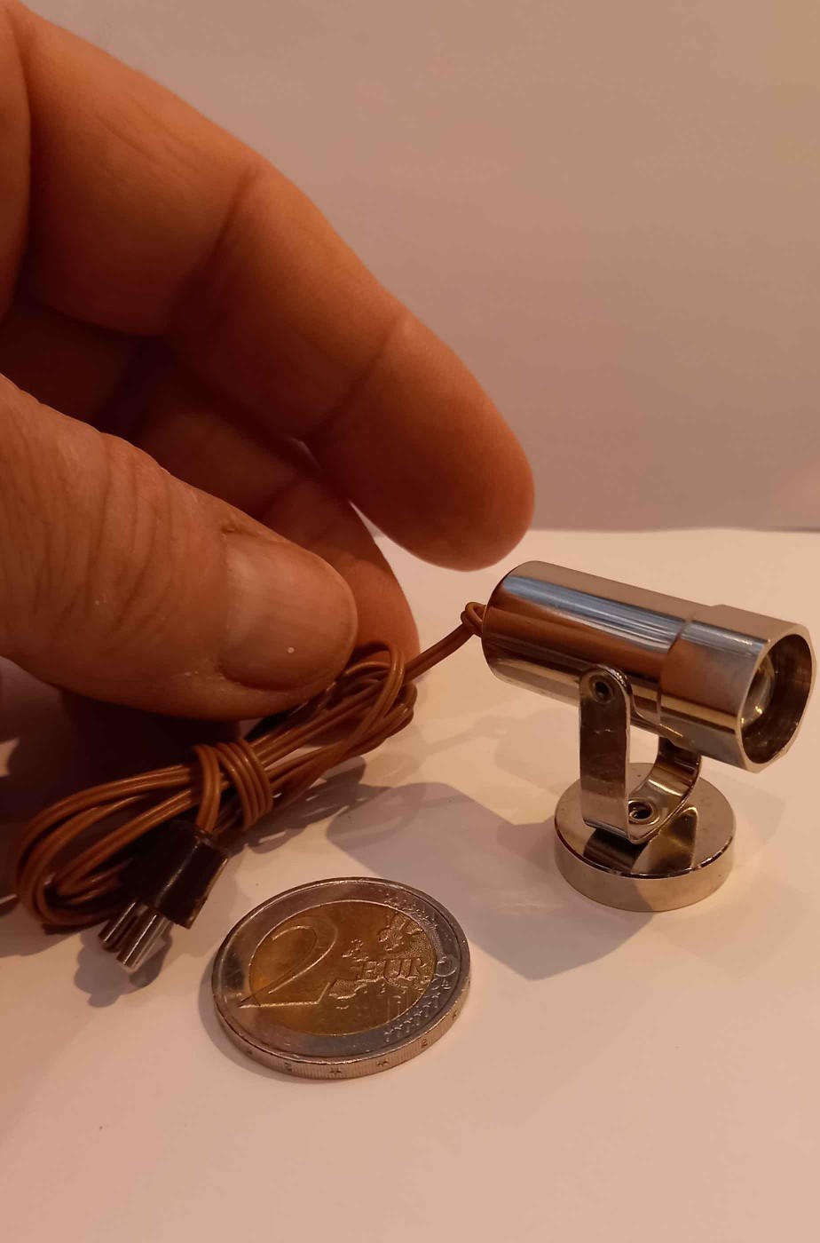 Mini proiettore per modellismo presepe diorami con lampada 3,5V