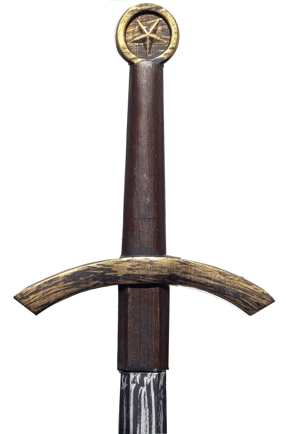 Spada giocattolo medievale spadone crociato adulto in plastica 120cm