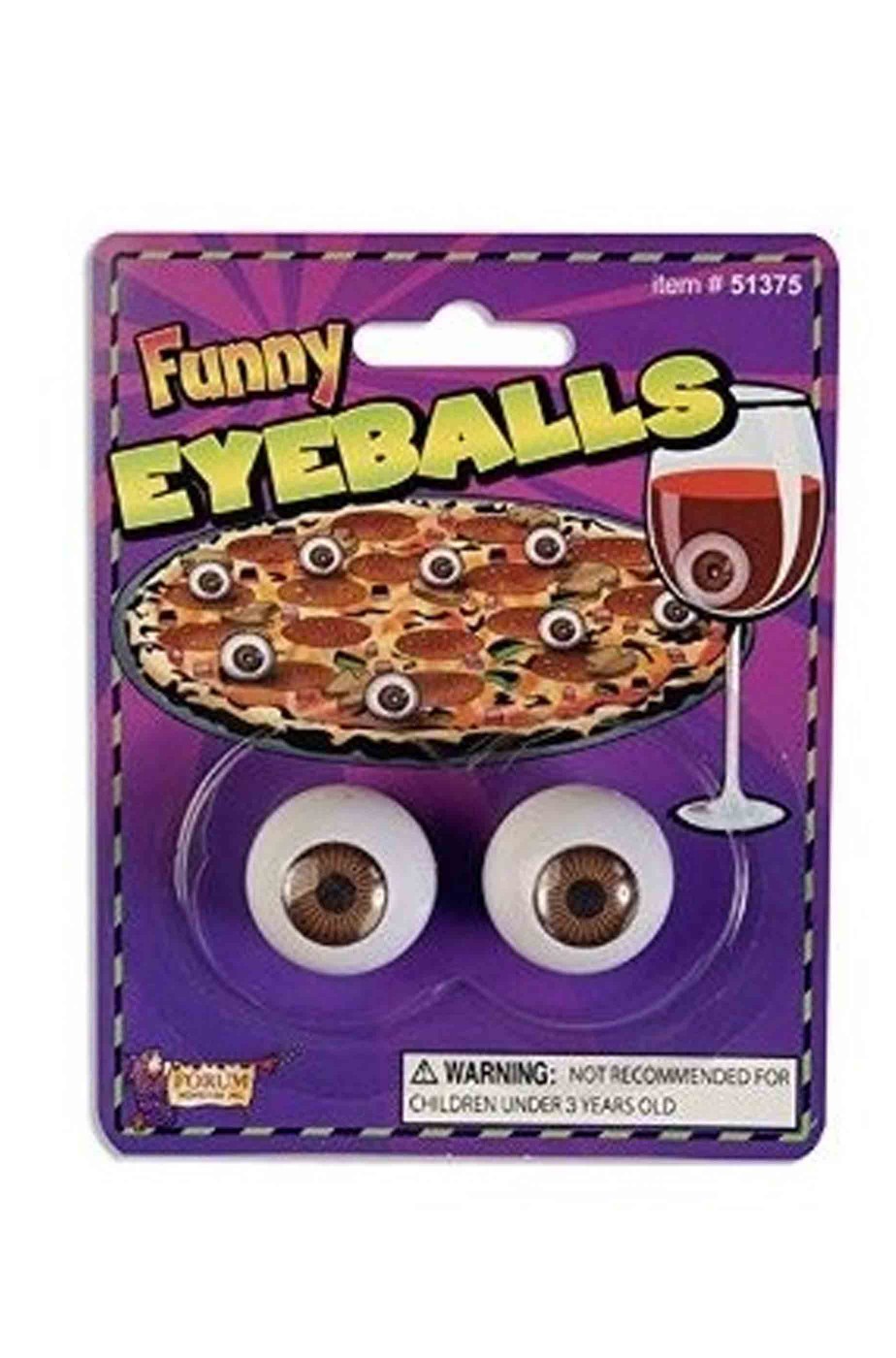 Occhi finti bulbi oculari di plastica per scherzi