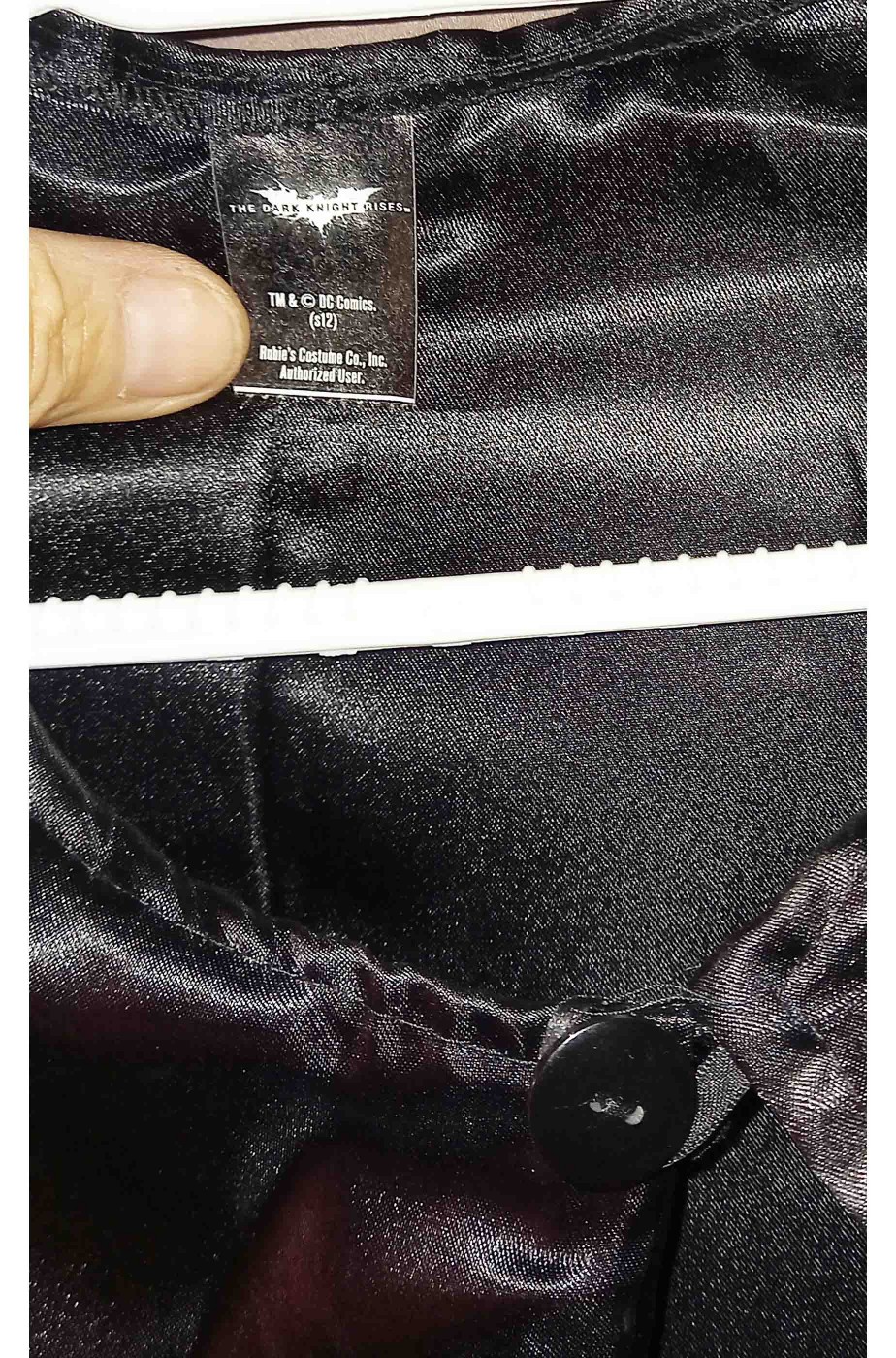 Costume Batman adulto qualita' cinematografica cosplay imbottito