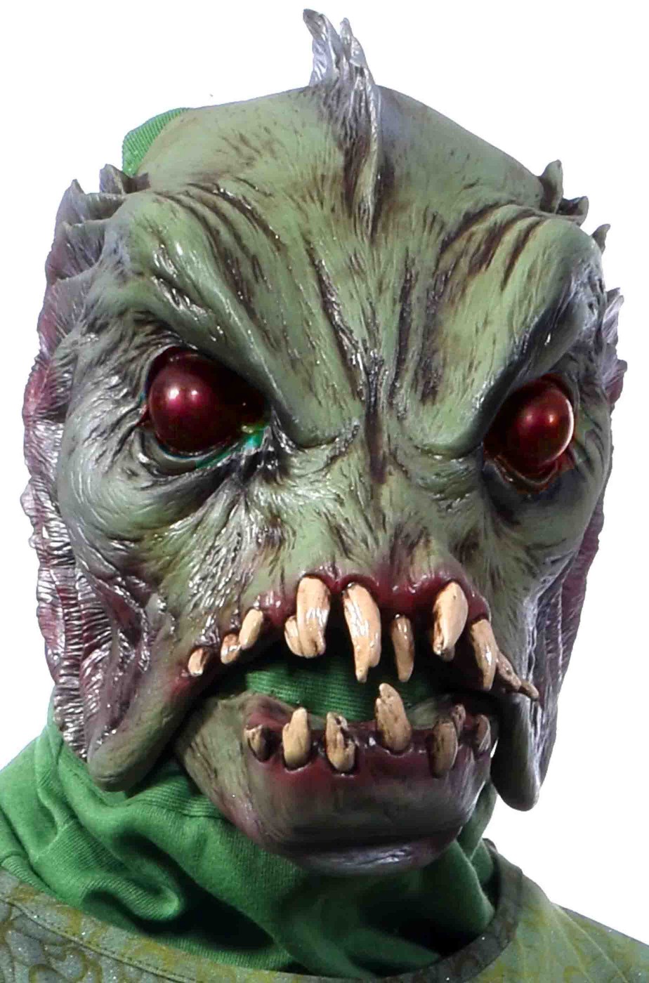 Maschera halloween realistica Mostro della Laguna