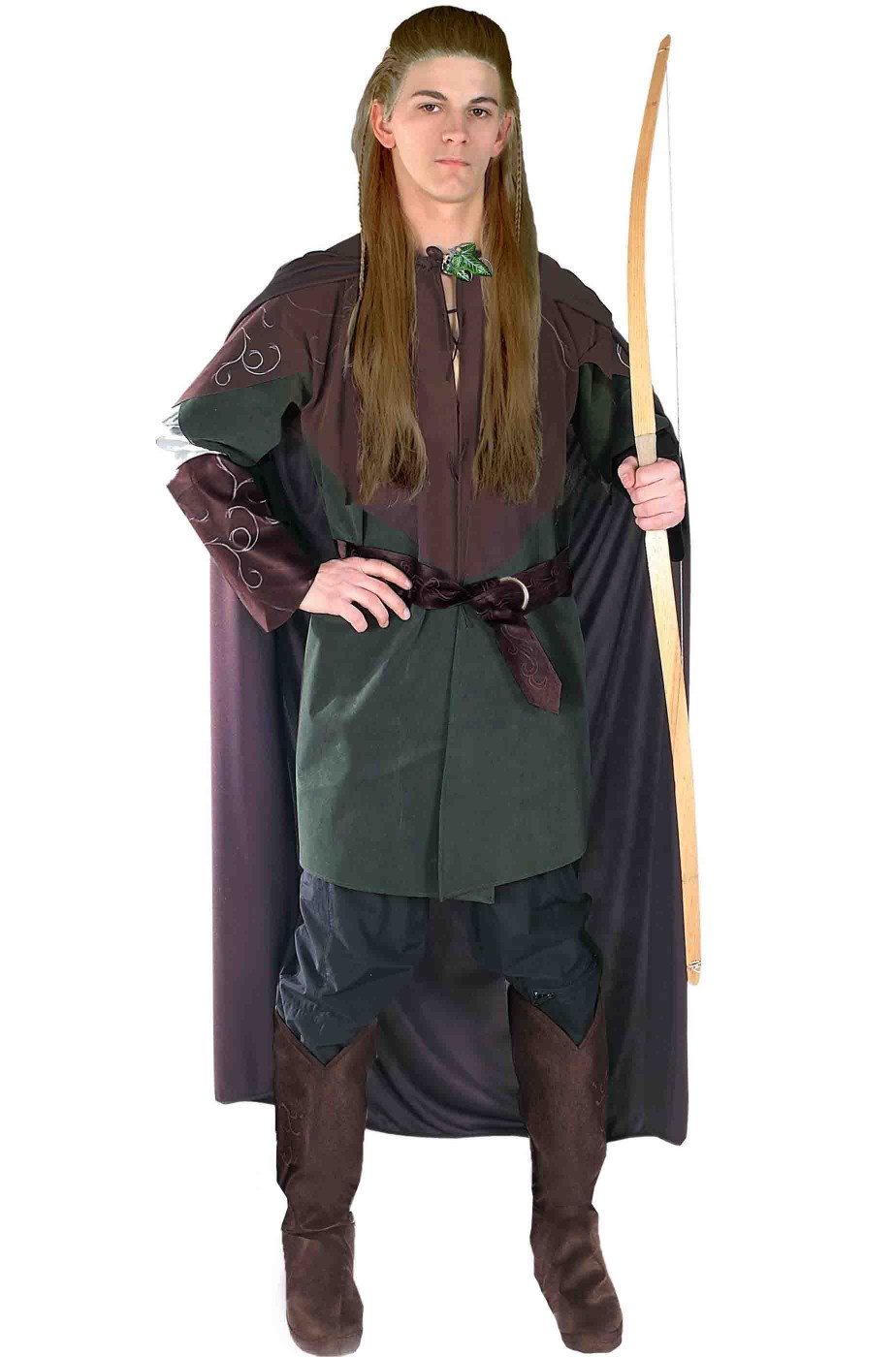 Costume cosplay Legolas dal film Il signore degli Anelli e Lo Hobbit