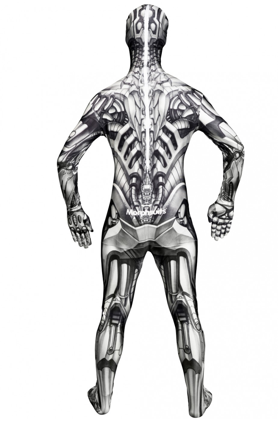 Costume completo adulto da robot androide Morphsuit originale-adulto